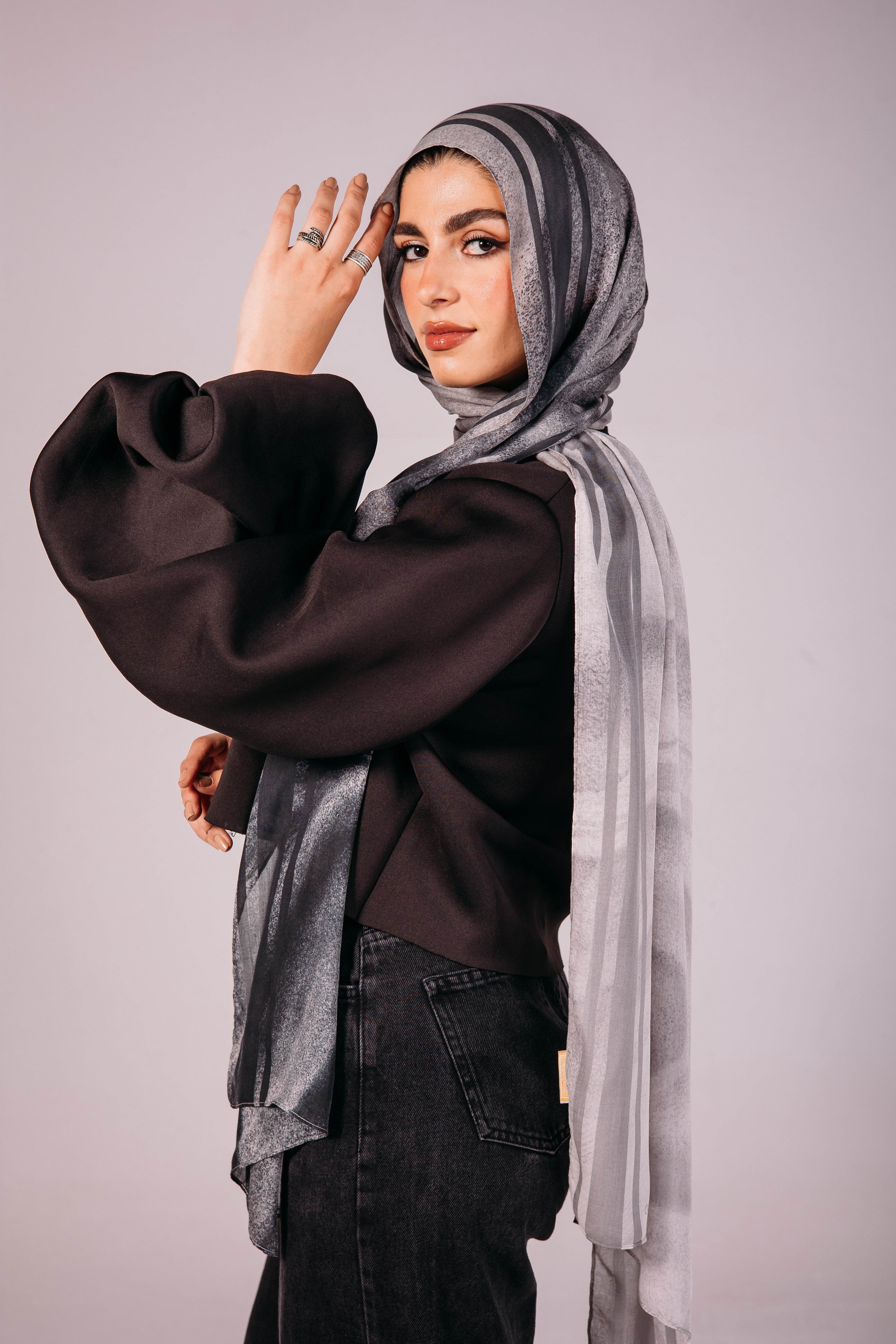 Worood Earth Dusk Modal Scarf – Subtle & Graceful