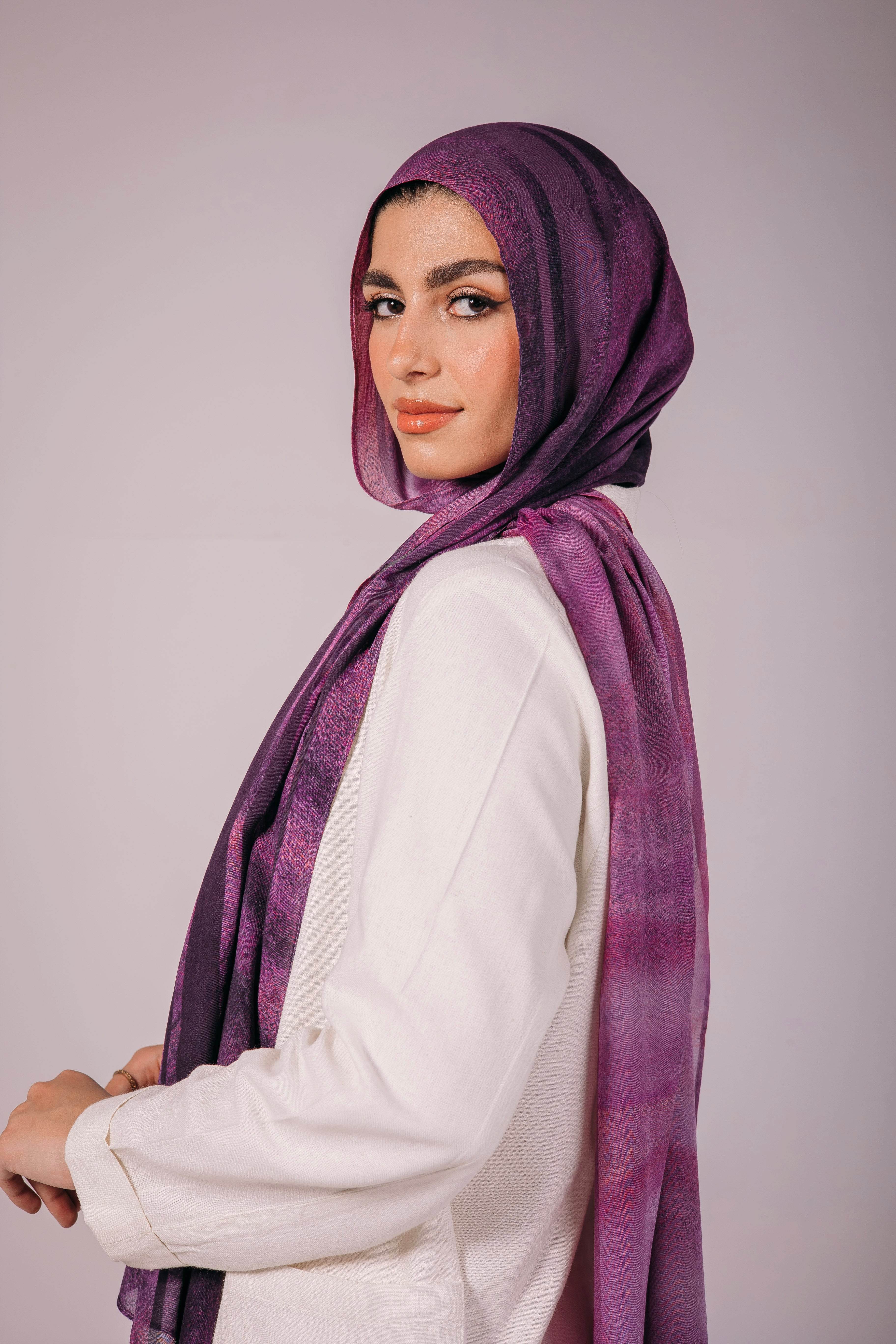 Worood Velvet Dunes Modal Scarf – Smooth & Luxurious